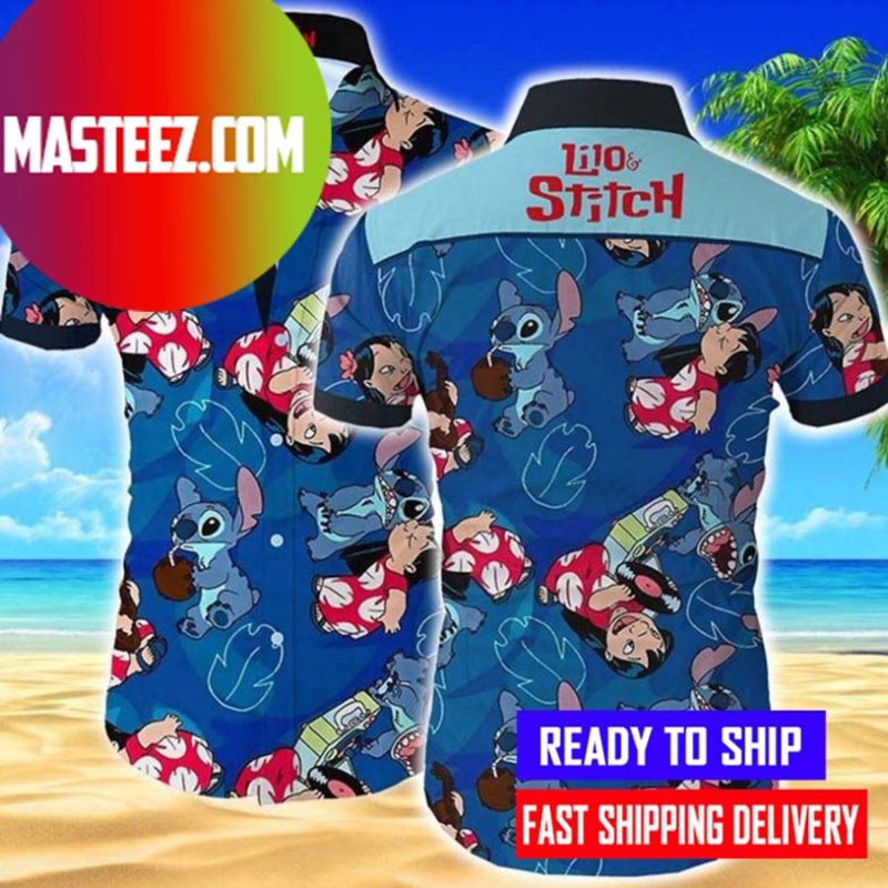 Lilo And Stitch Hawaiian Shirt - Masteez