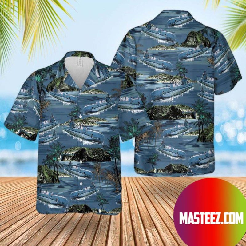 Rn Historical British S-Class Submarine Hawaiian Shirt And Shorts - Masteez