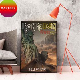 Iron Maiden The Future Past World 2024 Tour Poster Canvas