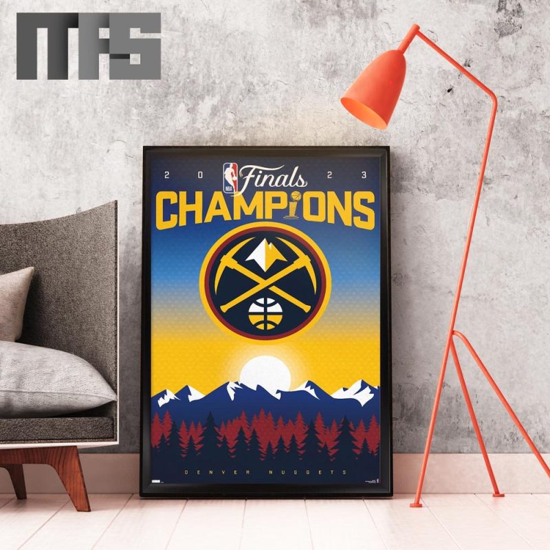 NBA Champions 2023 Denver Nuggets Poster Canvas - Masteez
