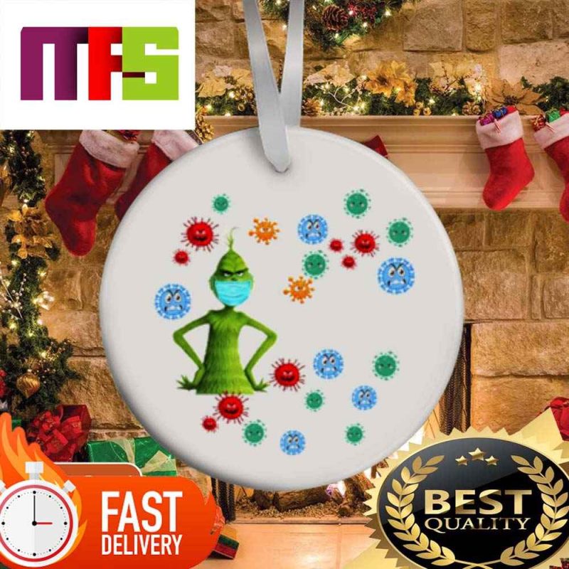 Ew People Grinch Standing With Bacteria Funny Christmas Ornaments 2023 ...
