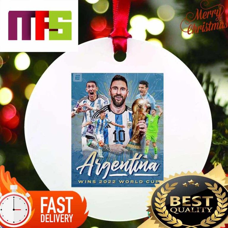 Lionel Messi Argentina National Team 2022 Winners Celebration Christmas ...
