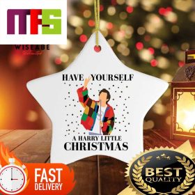 Have Yourself A Harry Little Christmas Funny Harry Styles Xmas Ornament ...
