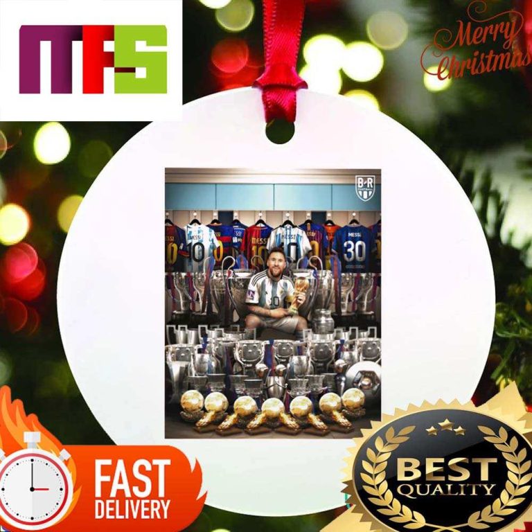 Lionel Messi Has Completed All Football Trophies Christmas Tree ...