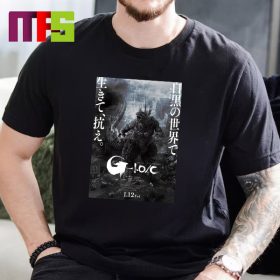Godzilla Minus One Black And White Version Japanese Poster Classic T ...