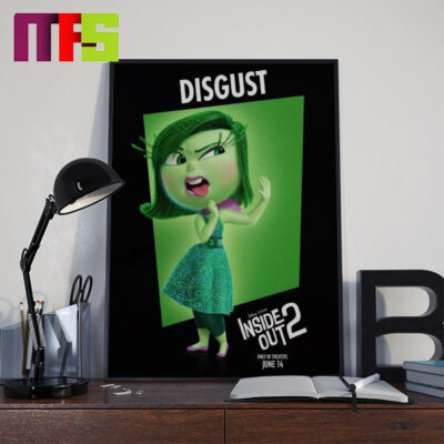 Disgust In Inside Out 2 June 14th 2024 Home Decoration Poster Canvas ...