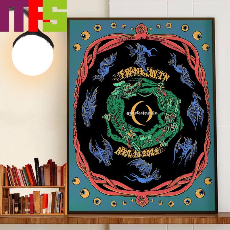 A Perfect Circle Poster At FirstBank Amphitheater Franklin TN April ...
