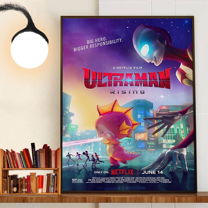Big Hero Bigger Responsibility Ultraman Rising Official Poster Home ...
