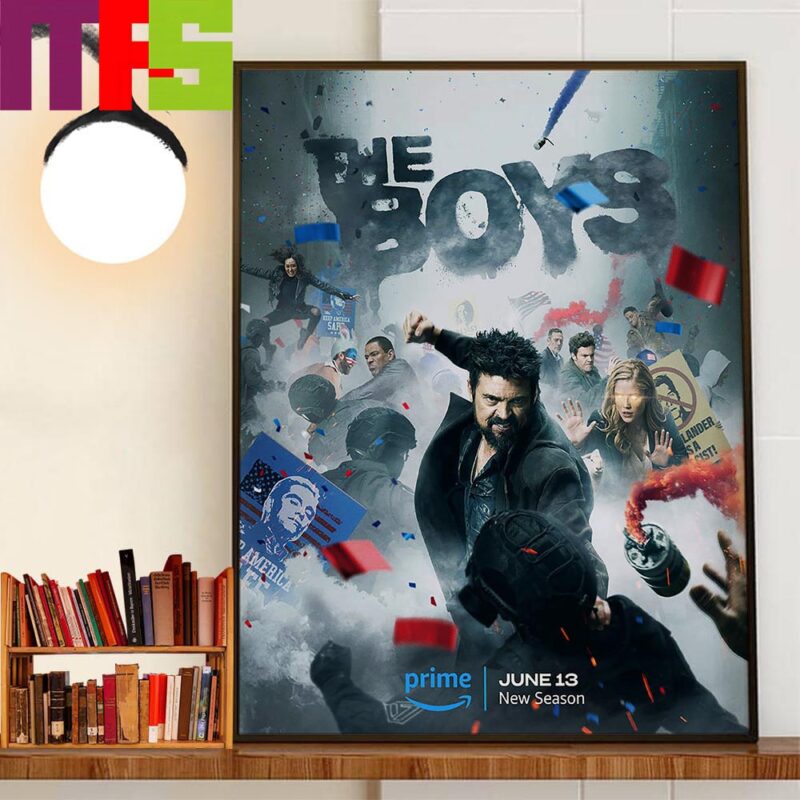 Billy Butcher In The Boys Season 4 Official Poster June 13rd 2024 Wall ...