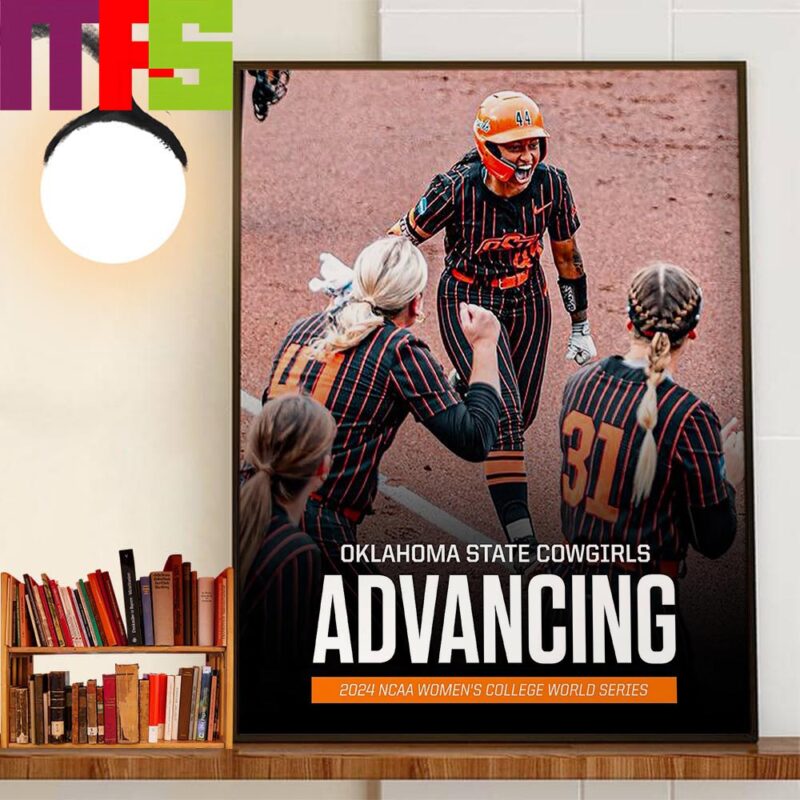 OSU Cowgirl Advancing 2024 NCAA Womens College World Series Wall Art ...