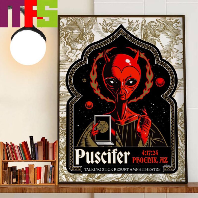 Puscifer Version Red Poster At Talking Stick Resort Amphitheatre ...