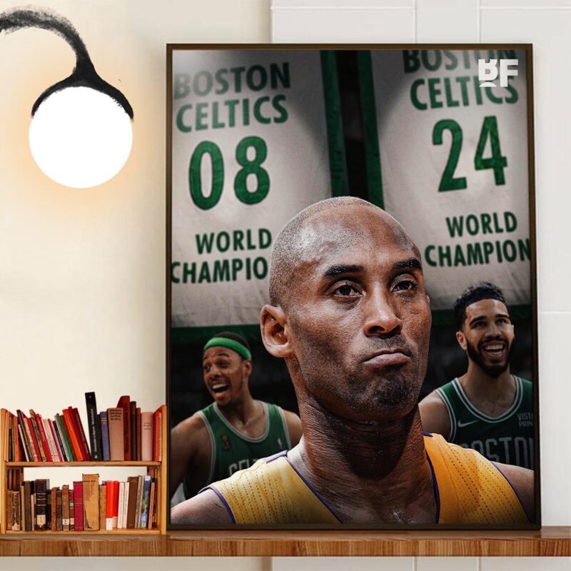 Boston Celtics 2008 And 2024 NBA World Champion Wall Art Decor Poster ...