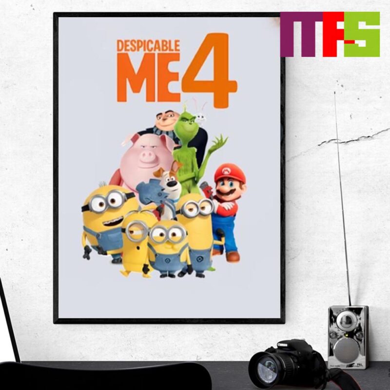 Illumination Despicable Me 4 On July 2024 Home Decor Poster Canvas ...