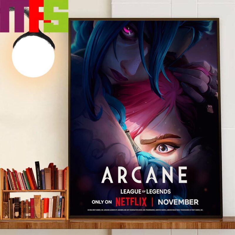 League Of Legends Arcane Season 2 Official Poster Decor Wall Art Poster ...