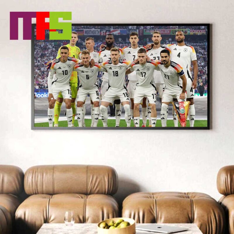 Official Germany Team UEFA Euro 2024 Germany Home Decor Poster Canvas ...