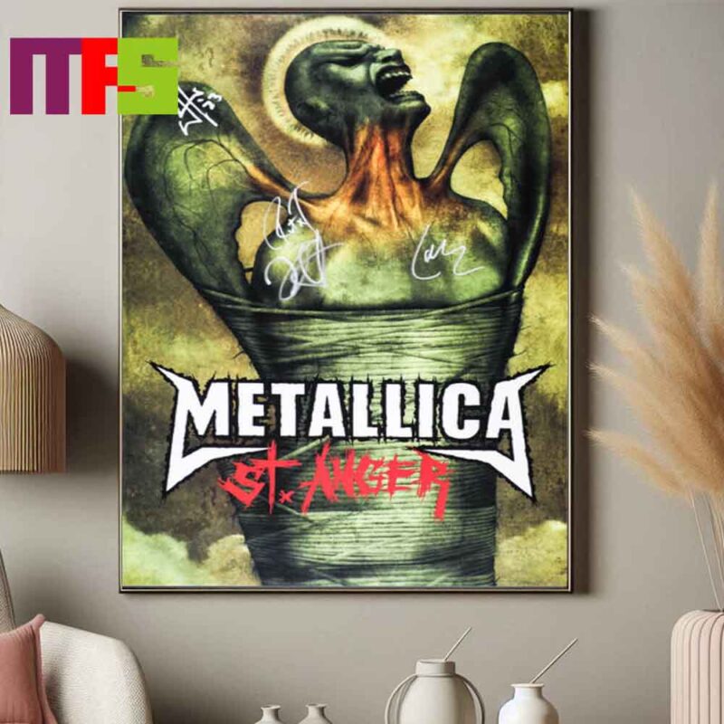 Metallica Poster For The Release Of The Album St Anger Signature Home ...