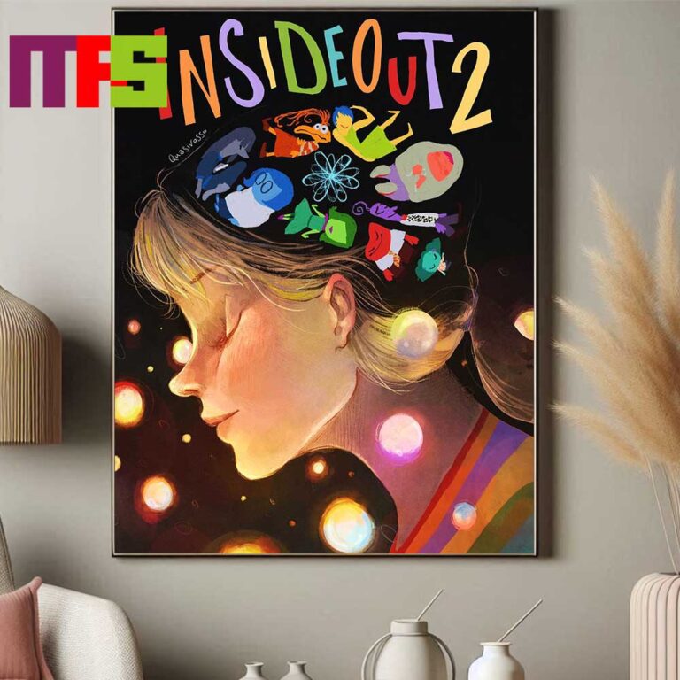 New Poster Inside Out 2 Pixar 2024 With New Character Anxiety Envy Embarrassment And Ennui Home ...
