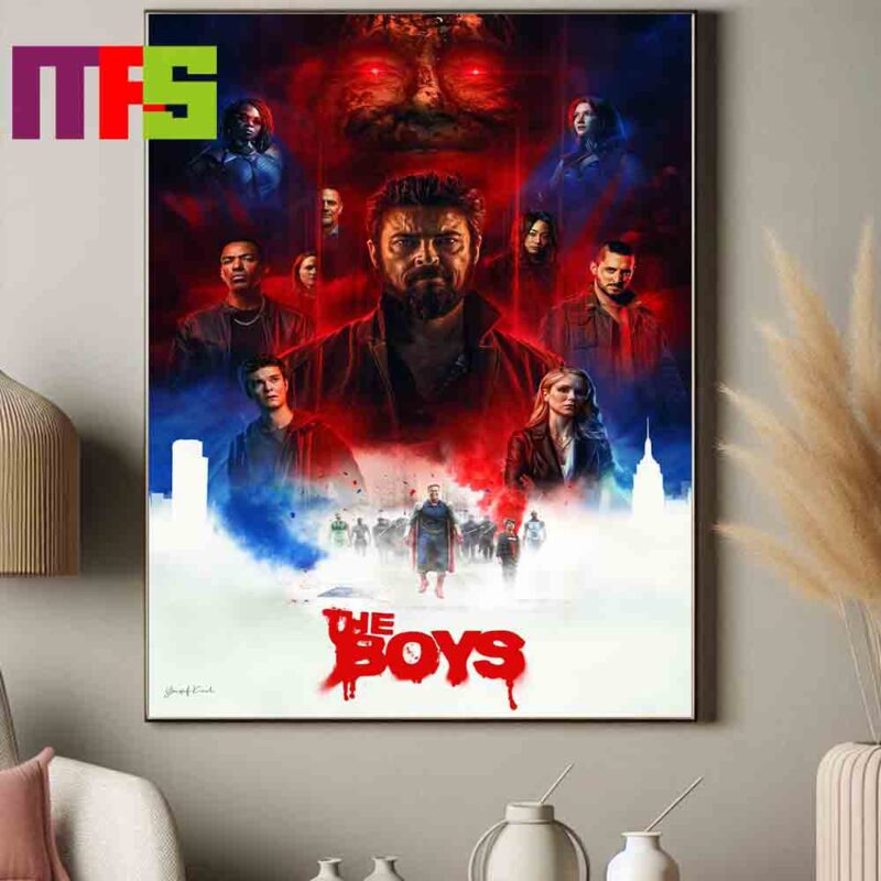 New Poster The Boys Season 4 The American Satirical Superhero ...