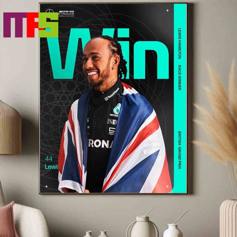 Official Lewis Hamilton 2024 Wins The British Grand Prix Mercedes AMG ...