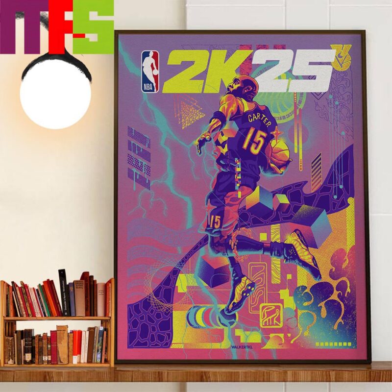 Vince Carter Is NBA 2K25 Hall Of Fame Edition Vintage Retro Color On ...