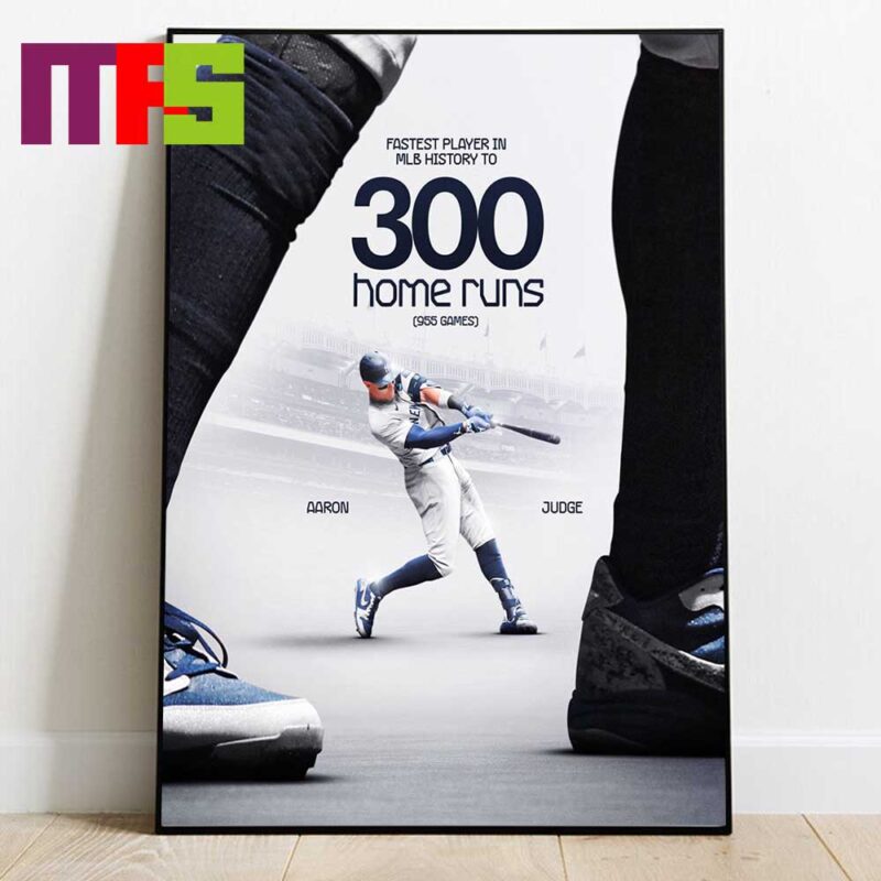 Aaron Judge New York Yankees The Fastest Player In MLB History To 300 ...