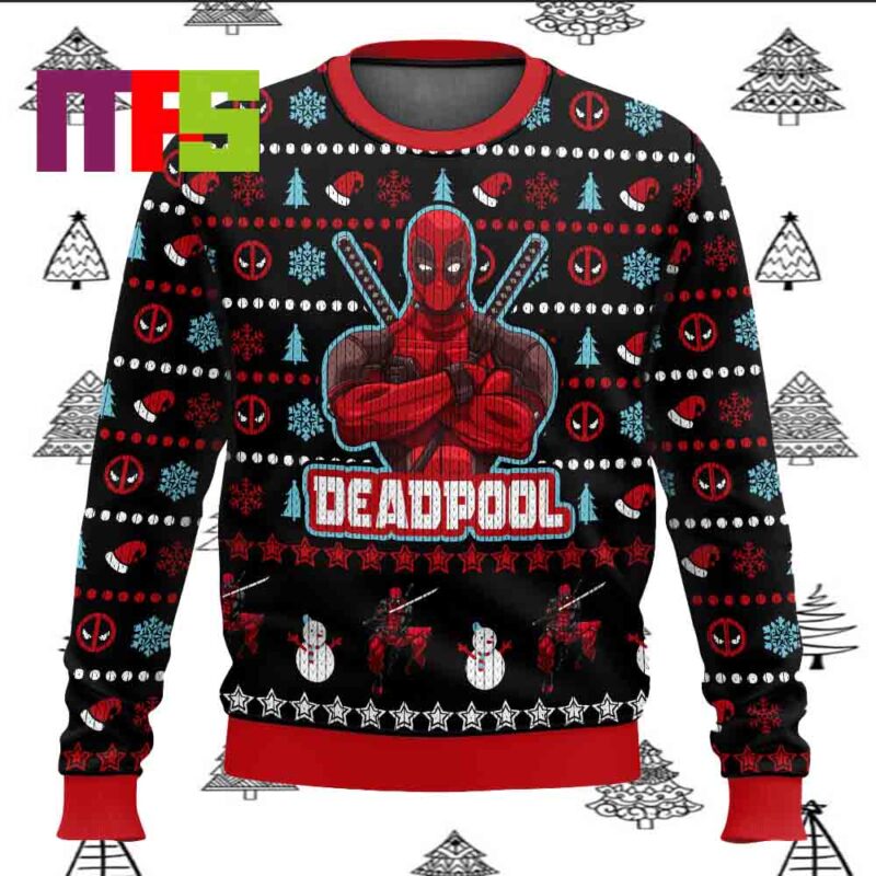 Deadpool X Wolverine Ugly Christmas Sweater - Masteez