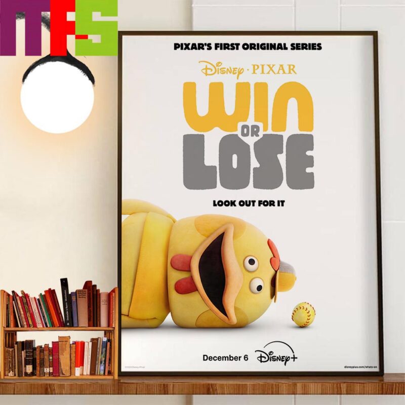Disney x Pixar Pixar's First Original Series Win Or Lose Look Out For It Official Teaser Poster ...