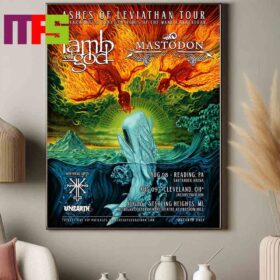 Lamb Of God And Mastodon Ashes Of Leviathan Tour 2024 Reading Cleveland Sterling Heights From ...