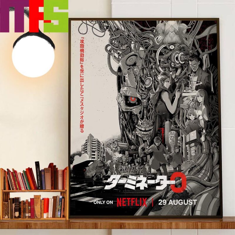 Official Poster Terminator Zero TV Series Releasing August 29th 2024 On ...