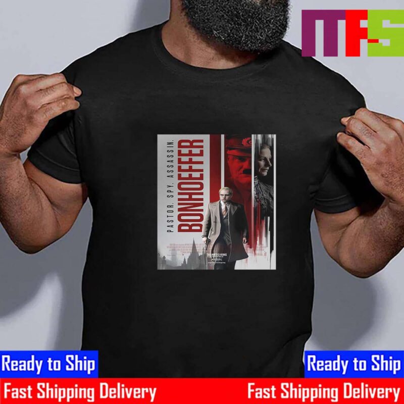 Pastor Spy Assassin Bonhoeffer Official Poster Classic T-Shirt - Masteez