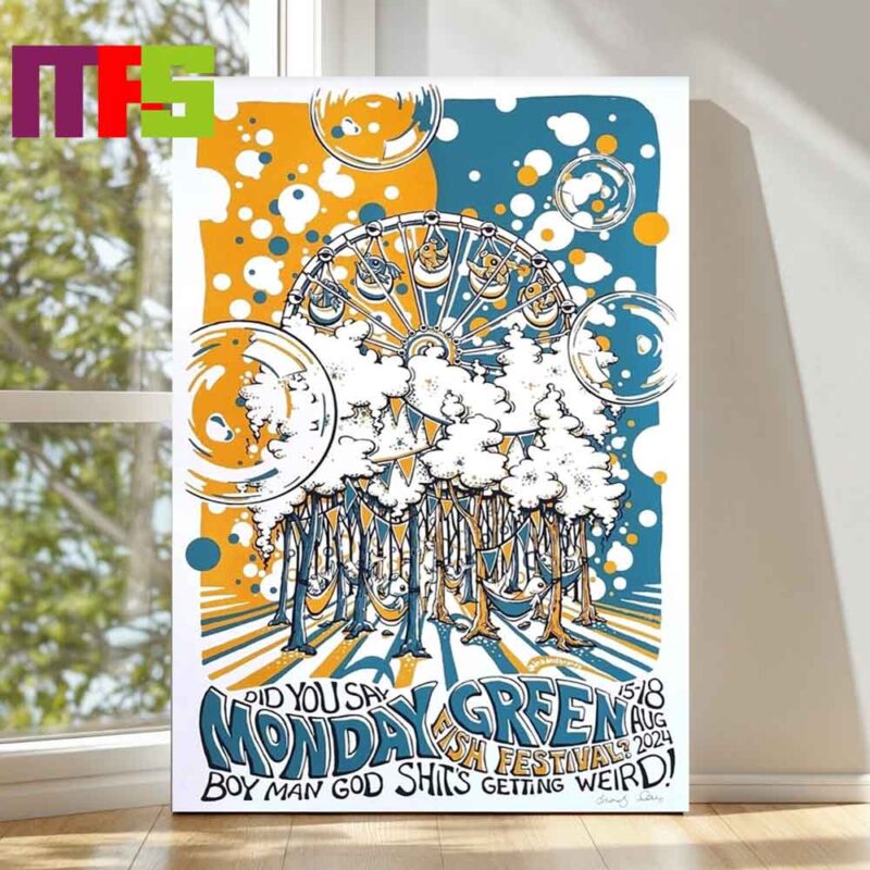 Phish Mondegreen The Woodlands Dover DE 2024 Fish Festival From August ...