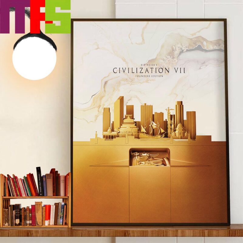 Sid Meier's Civilization VII Founders Edition Wall Decor Poster Canvas ...