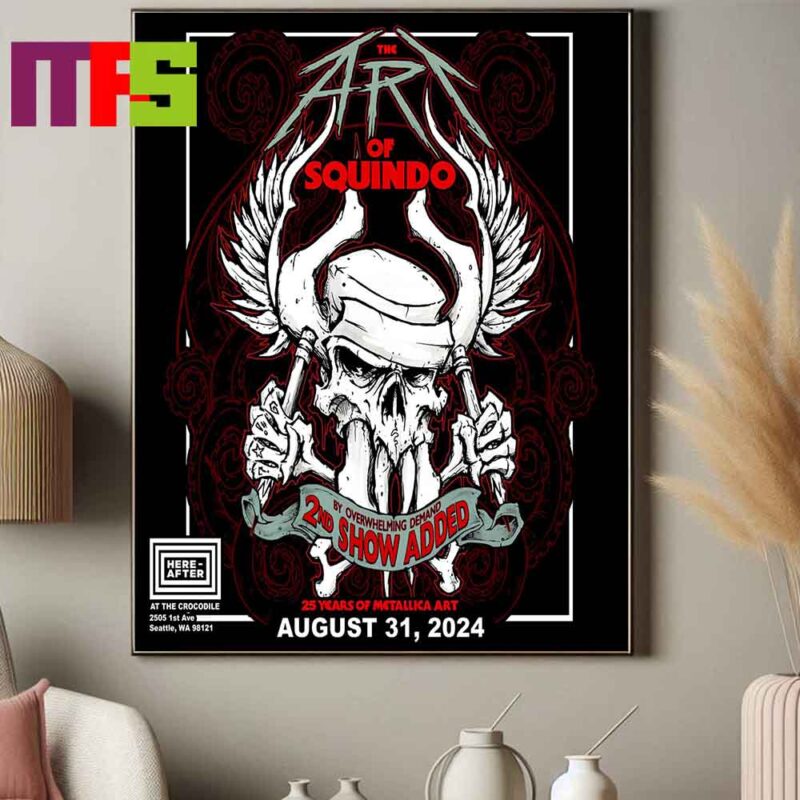 The Art Of Squindo x Metallica 25 Years Of Metallica Art 2024 Second ...