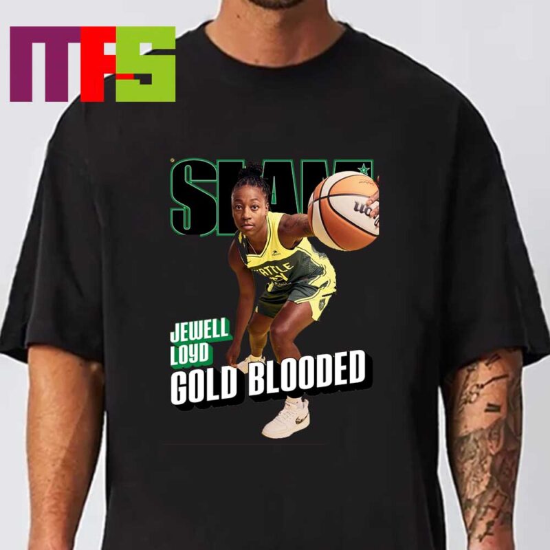 Jewell Loyd Slam 252 Issue Cover Gold Blooded 2024 Classic T-Shirt ...
