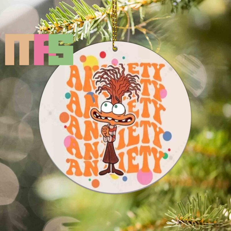 Inside Out 2 New Emotions Anxiety Christmas Tree Decorations Xmas ...