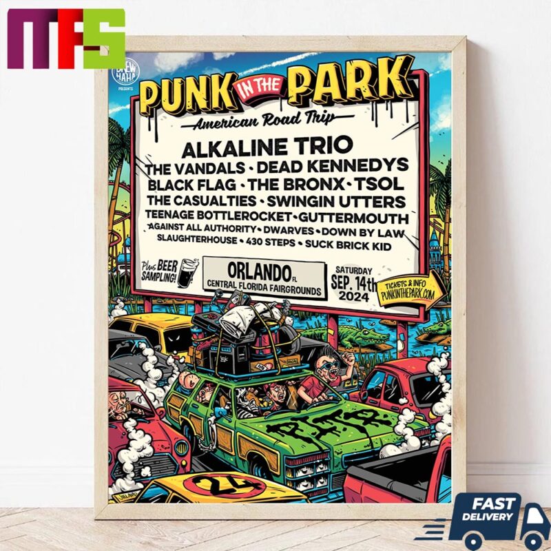 Punk In The Park American Road Trip Takes Place On September 14 2024 At ...